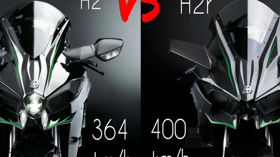 مقایسه صدا، قدرت خروجی و سرعت بالا سوپرموتورهای H2 و H2R کاوازاکی