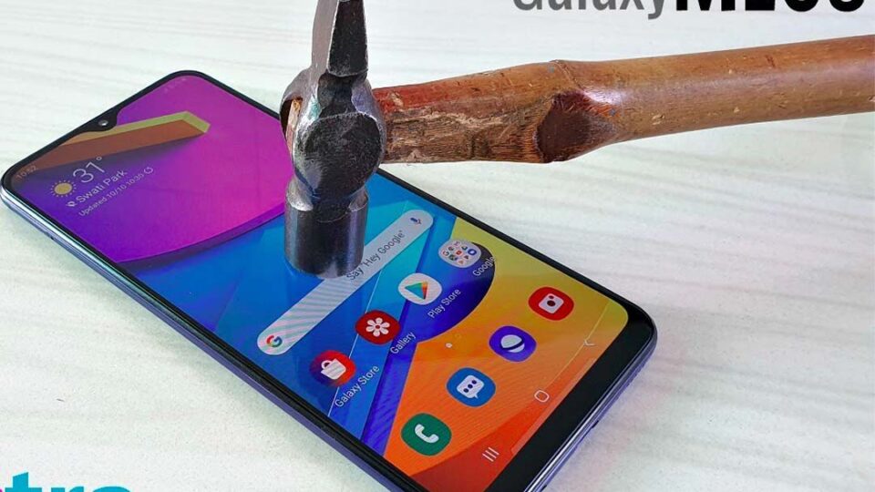 تست خراش انداختن صفحه نمایش گوشی گلکسی M10s سامسونگ