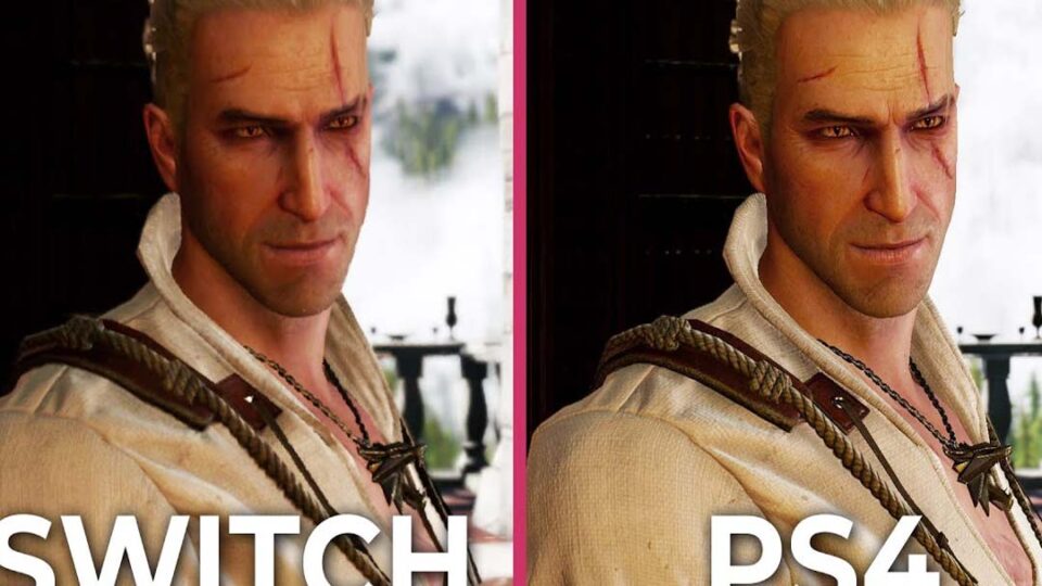 مقایسه تست گرافیک بازی The Witcher 3 در نینتندو سوئیچ و PS4