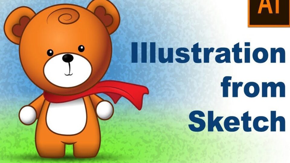 آموزش طراحی دیجیتال بر گرفته از یک تصویر در برنامه ایلوستریتور ...