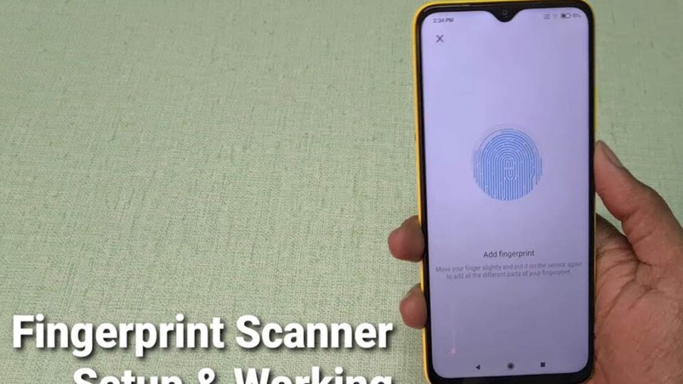 تنظیم و نحوه کار با اسکنر اثر انگشت گوشی جدید پوکو M3