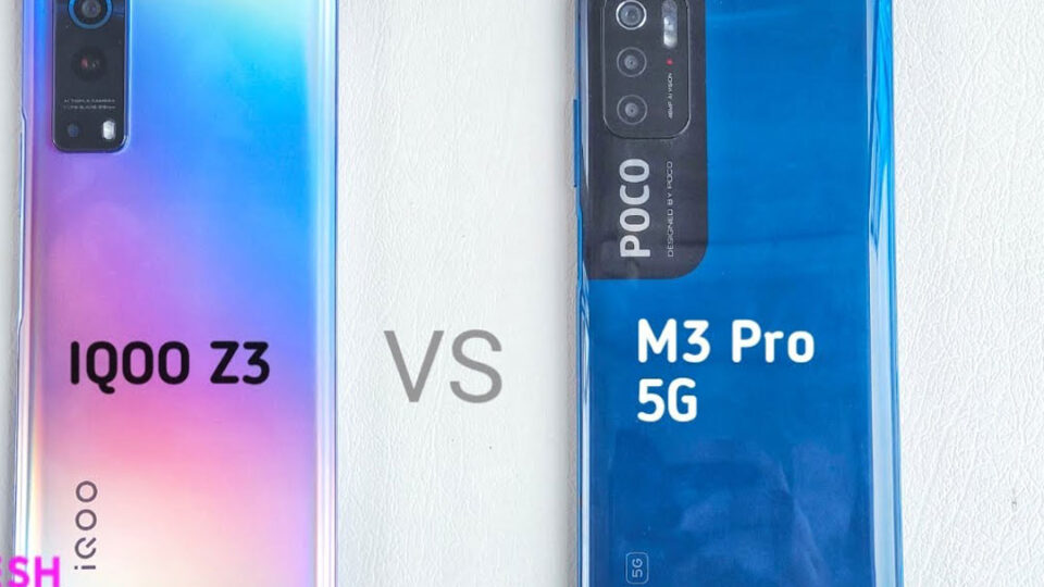 مقایسه دوربین و تست سرعت گوشی ویوو IQOO Z3 در مقابل پوکو M3 پرو 5G